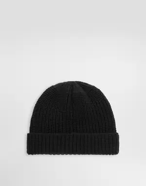 Dolce & Gabbana Ribbed Knit Hat