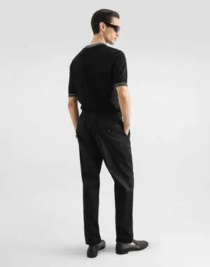 Dolce & Gabbana Cotton Gabardine Jogging Trousers