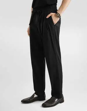 Dolce & Gabbana Cotton Gabardine Jogging Trousers