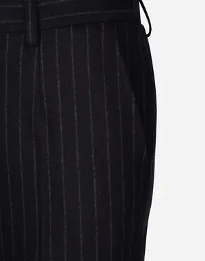 Dolce & Gabbana Tailored Pinstripe Flannel Pants