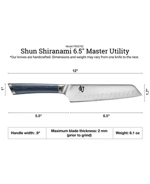 SHUN Shiranami Master Utility Knife