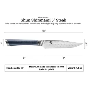 SHUN Shiranami 4 Piece Steak Knife Set
