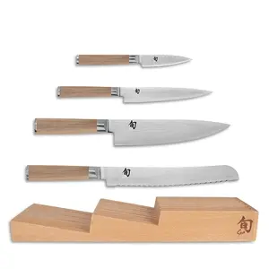 SHUN Classic 5 Piece Knife And Drawer Organizer Set - Blonde
