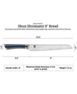 SHUN Shiranami Bread Knife