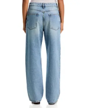 RÓHE Signature Baggy Fit Cotton Jeans