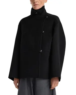 RÓHE Double Faced Wool Blend Jacket - Black