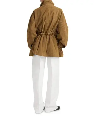 RÓHE Sculptural Suede Jacket