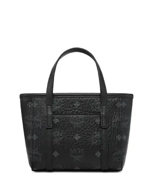 Mcm Toni Mini Visetos Canvas Shopper Bag