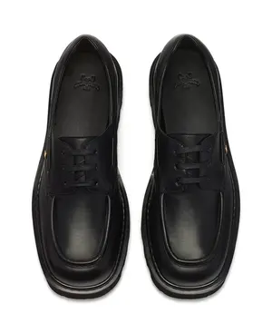 Mcm Platform Loafers In Calfskin