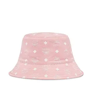 Mcm Reversible Bucket Hat - Soft Pink