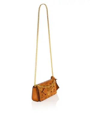 Mcm Aren Mini Visetos Canvas Crossbody