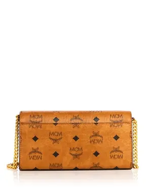 Mcm Aren Mini Visetos Canvas Crossbody