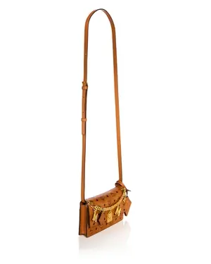 Mcm Aren Medium Visetos Canvas Crossbody