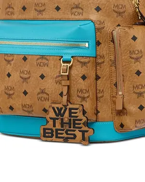 Mcm Collection X Wtb Allover Logo Backpack
