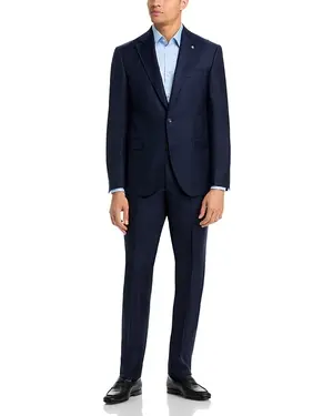 JACK VICTOR Esprit Regular Fit Tonal Stripe Suit - Navy
