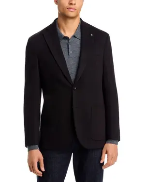 JACK VICTOR Hampton Wool Pique Jersey Sport Coat