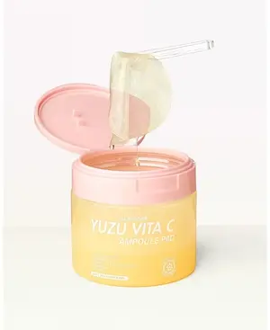 LALARECIPE Yuzu Vita C Ampoule Soft Jelly Touch Pads 80 Pads - Opaque Yellow