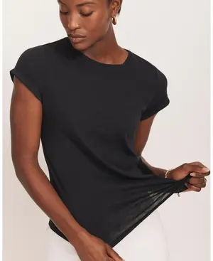 Mint Velvet Cotton Star T-shirt