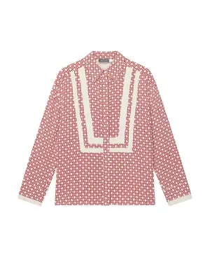 Mint Velvet Geo Print Classic Shirt