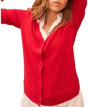 Mint Velvet Cotton Blend Layered Knit Shirt