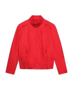 Mint Velvet Funnel Neck Bomber Jacket