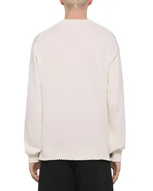 Helmut Lang Distressed Crewneck Sweater