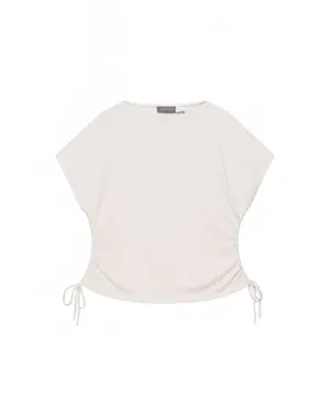 Mint Velvet Jersey Ruched Tie Detail Top