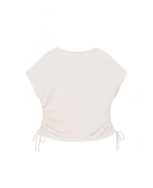 Mint Velvet Jersey Ruched Tie Detail Top