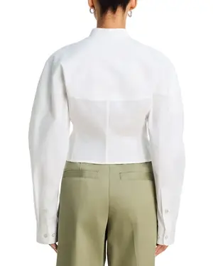 Helmut Lang Cotton Band Collar Shirt