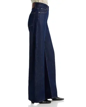 Helmut Lang High Rise Saddle Jeans