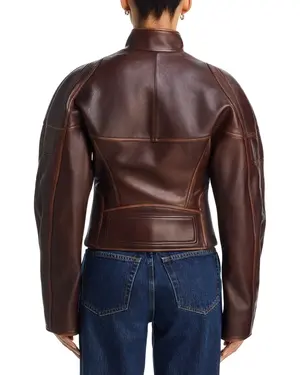 Helmut Lang Leather Zip-up Jacket