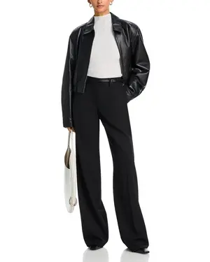 Helmut Lang Belted Wool Trousers