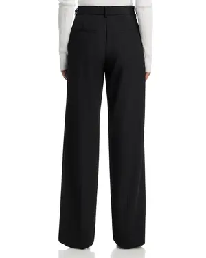 Helmut Lang Belted Wool Trousers