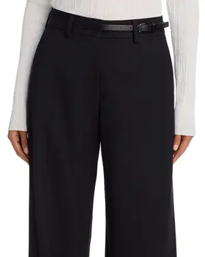 Helmut Lang Belted Wool Trousers