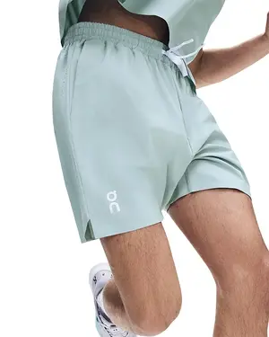 On Court 5 Logo Drawstring Shorts - Brook