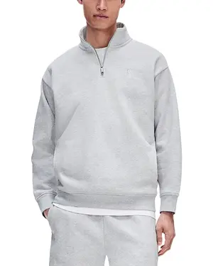 On Club Collective Quarter Zip Cott Blend Sweatshirt - Crater