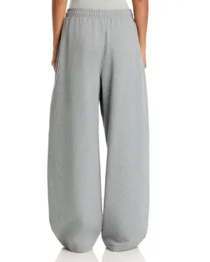 Alexander Wang Mid Rise Relaxed Logo Sweatpants - Sidewalk