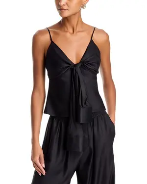 Alexander Wang Silk Knot Detail Cami