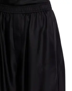 Alexander Wang Mid Rise Silk Track Pants