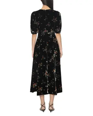 Sea Leda Velvet Midi Dress
