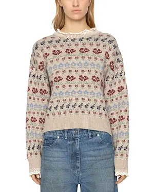 Sea Preston Crewneck Sweater - Cream