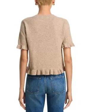 SIX FIFTY Ruffle Trim Sweater