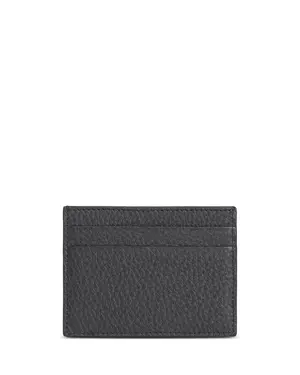 Dolce & Gabbana Logo Pebble Leather Card Holder