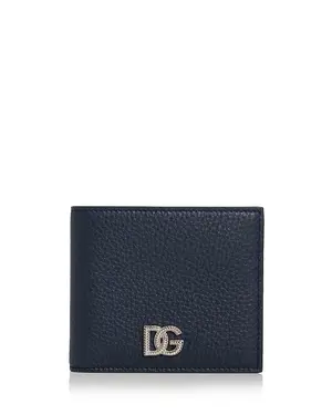 Dolce & Gabbana Leather Bifold Wallet - Blue