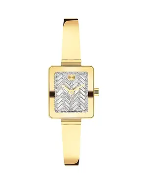 Movado Tank Mini Bangle Watch - Gold