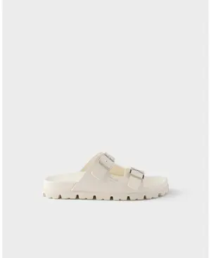 Prada Rubber Slides With Buckles