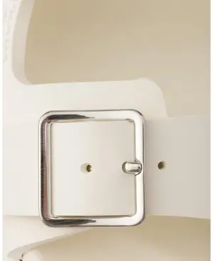 Prada Rubber Slides With Buckles