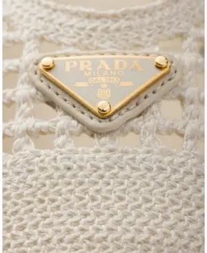 Prada Crochet Ballerinas