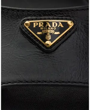 Prada Leather Sandals - Black