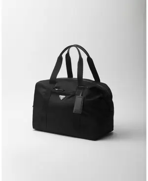 Prada Re-nylon And Saffiano Leather Duffle Bag